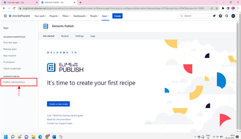 Elements Publish on confleunce
