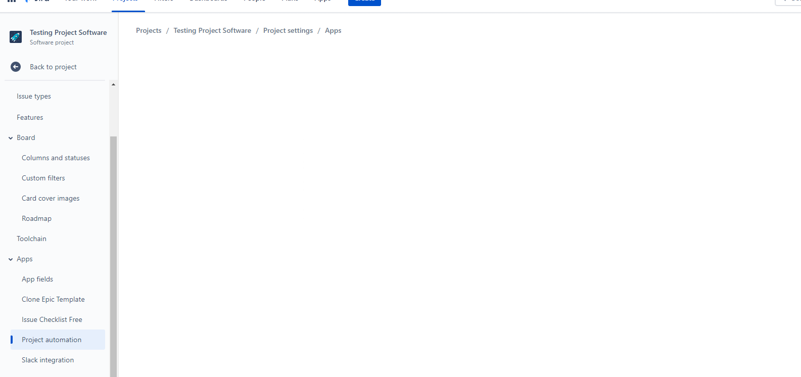 Solved: Can't find Automation in project settings