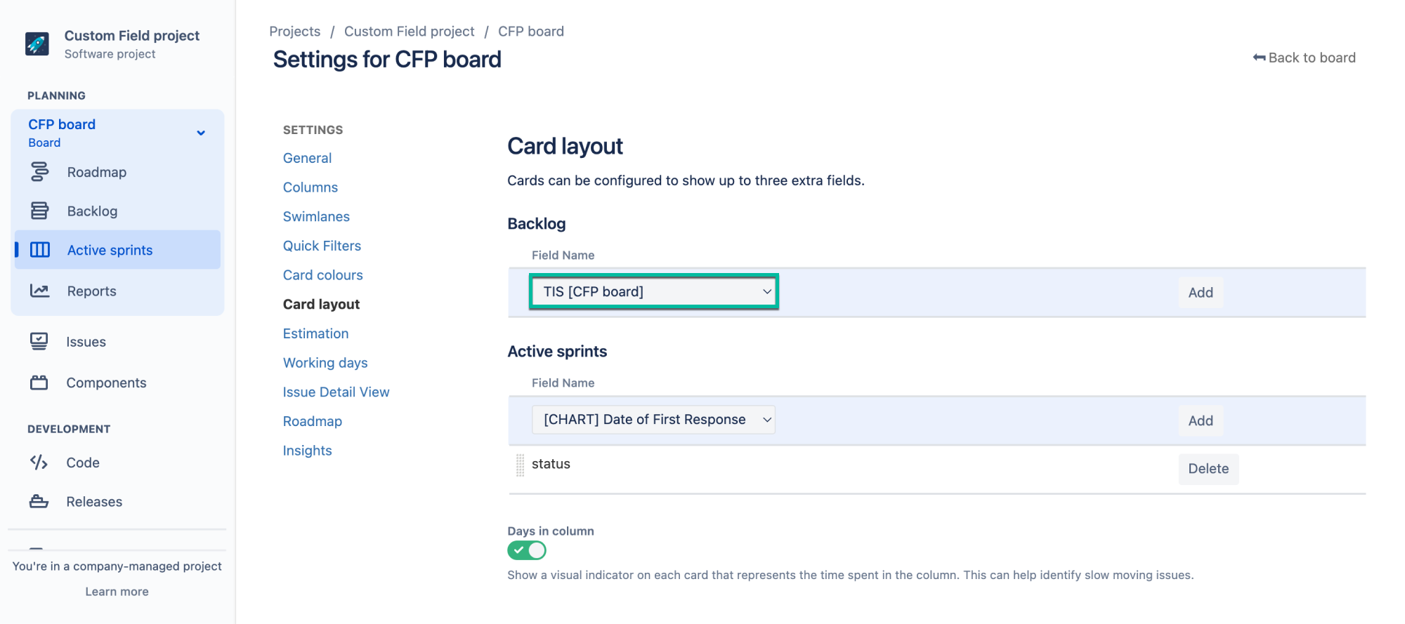 How to get time in status data on the Jira card la... - Atlassian Community