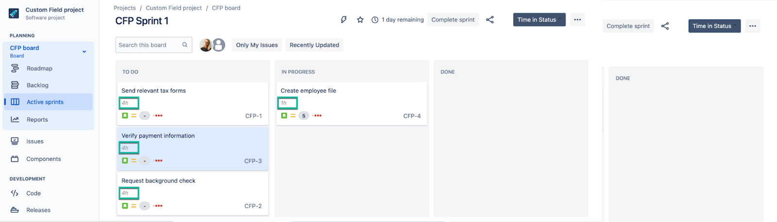 How to get Jira time data on the card layout using... - Atlassian Community
