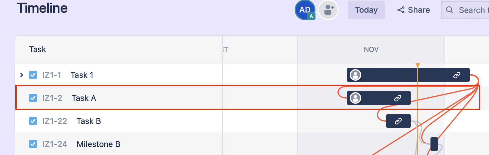 Solved: Color Change after passing the due date in timelin...