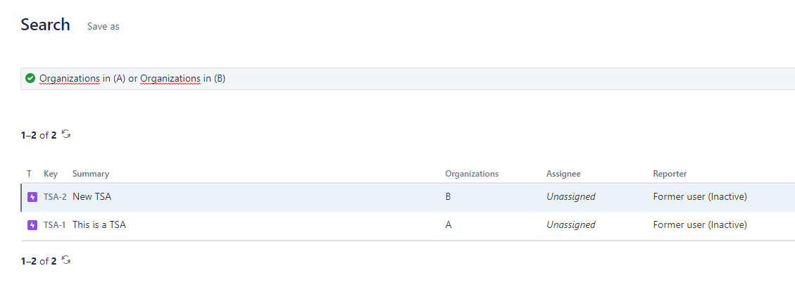 Solved: JQL filter for multiple organizations nested condi... Solved: JQL filter for multiple organizations nested condi...