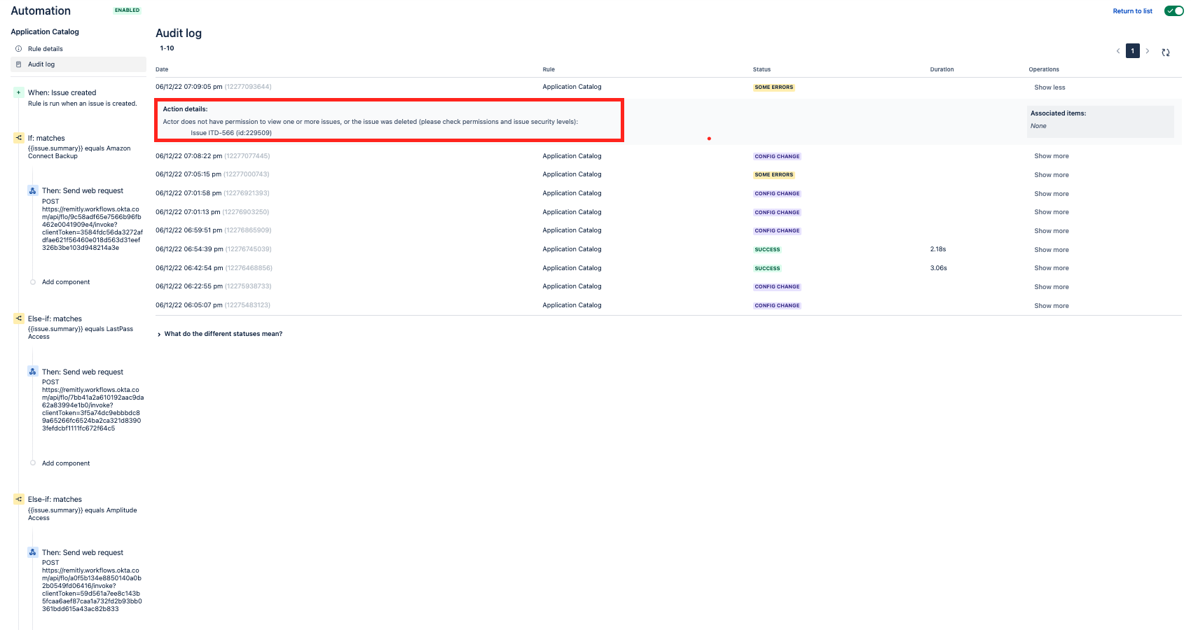Solved: Actor does not have permission (Workflow Error)