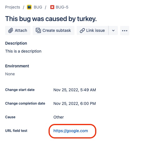 Solved: URL field is not clickable