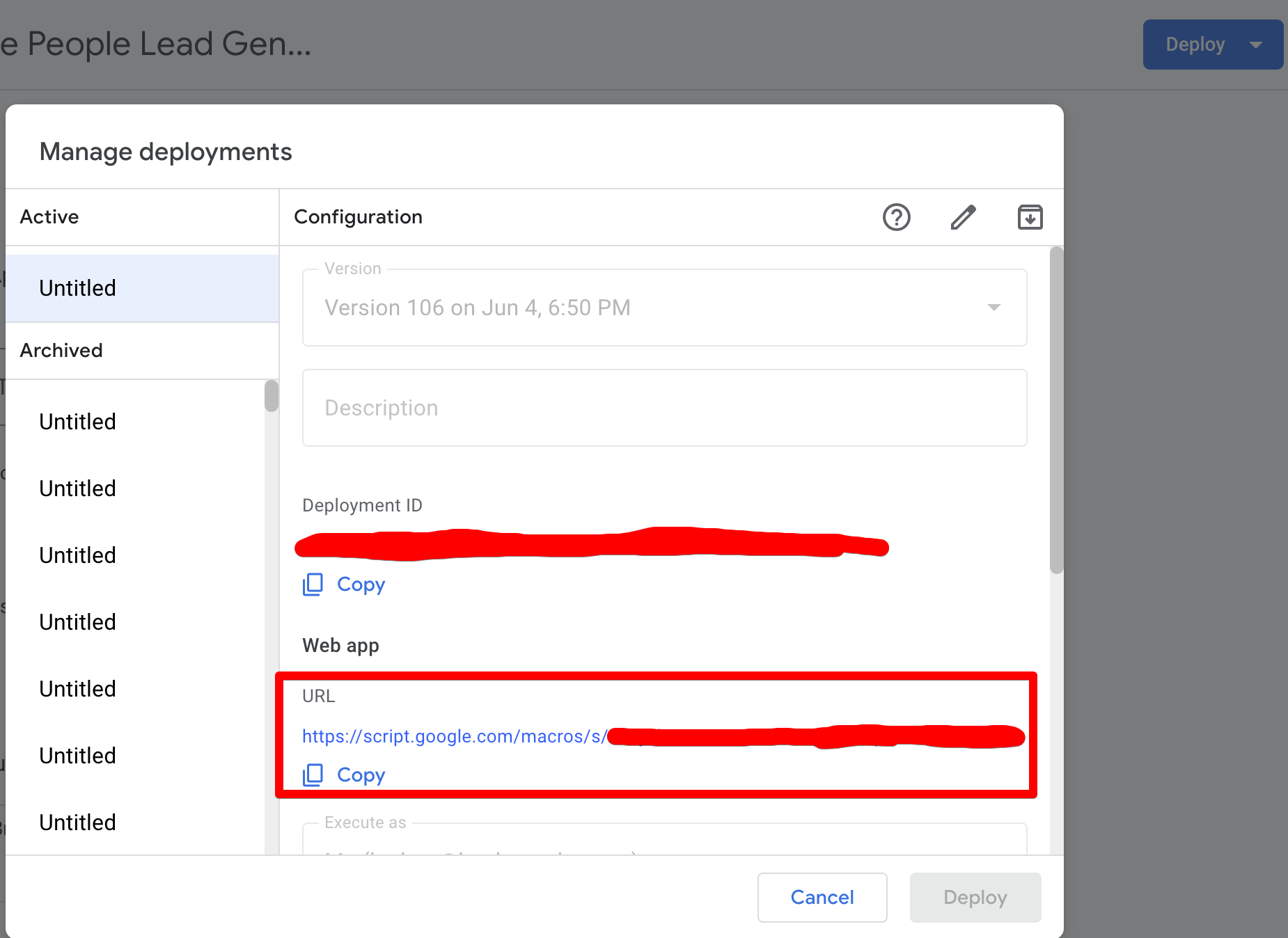 Solved: I can not update my trellinator code with new goog...