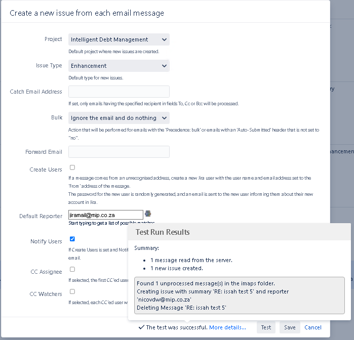 Solved: Jira server email this issue working on some proje...