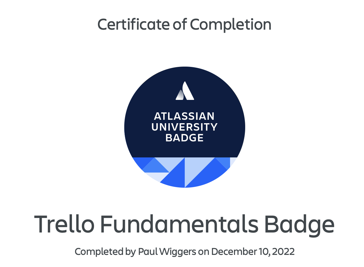 Atlassian University Learning Path - Trello Fundamentals