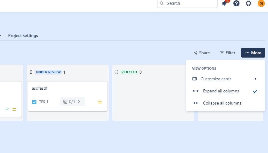 Solved: How come I can't find "Board Settings" to edit Col...