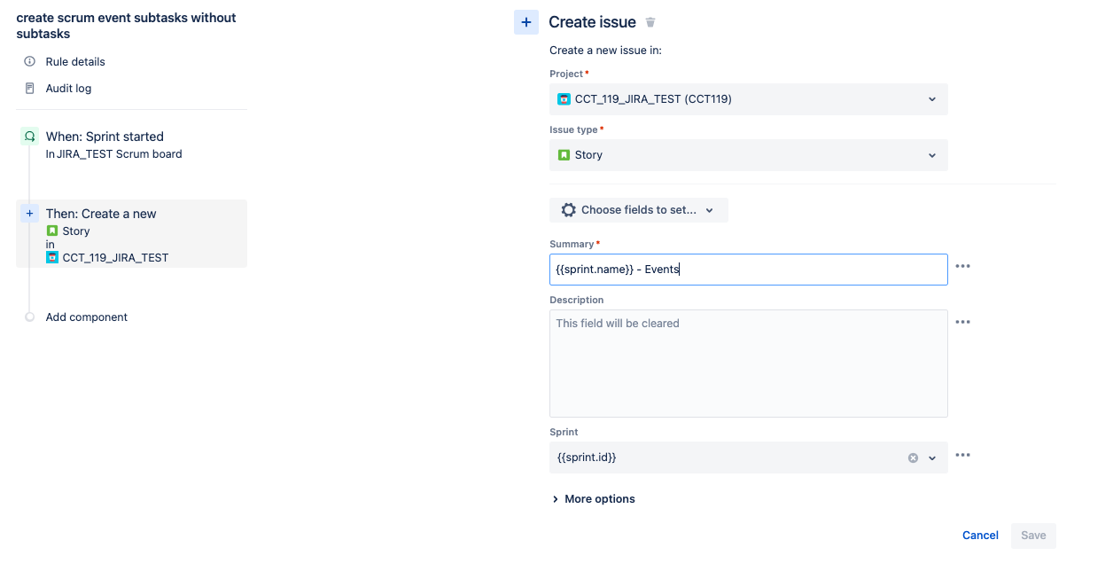 Solved: Jira automation - create story and assign it to th...