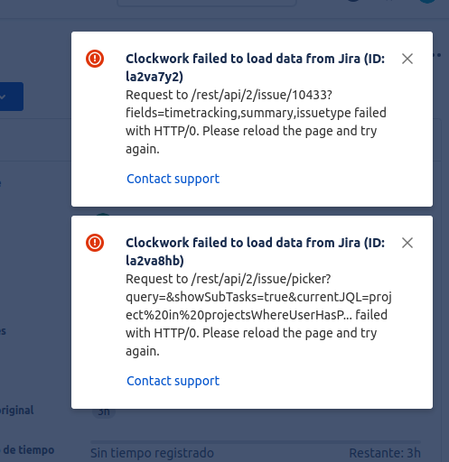 Issue with clockwork
