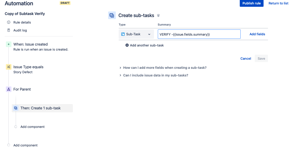 Solved: How to reference a summary of trigger Sub-Task in ...