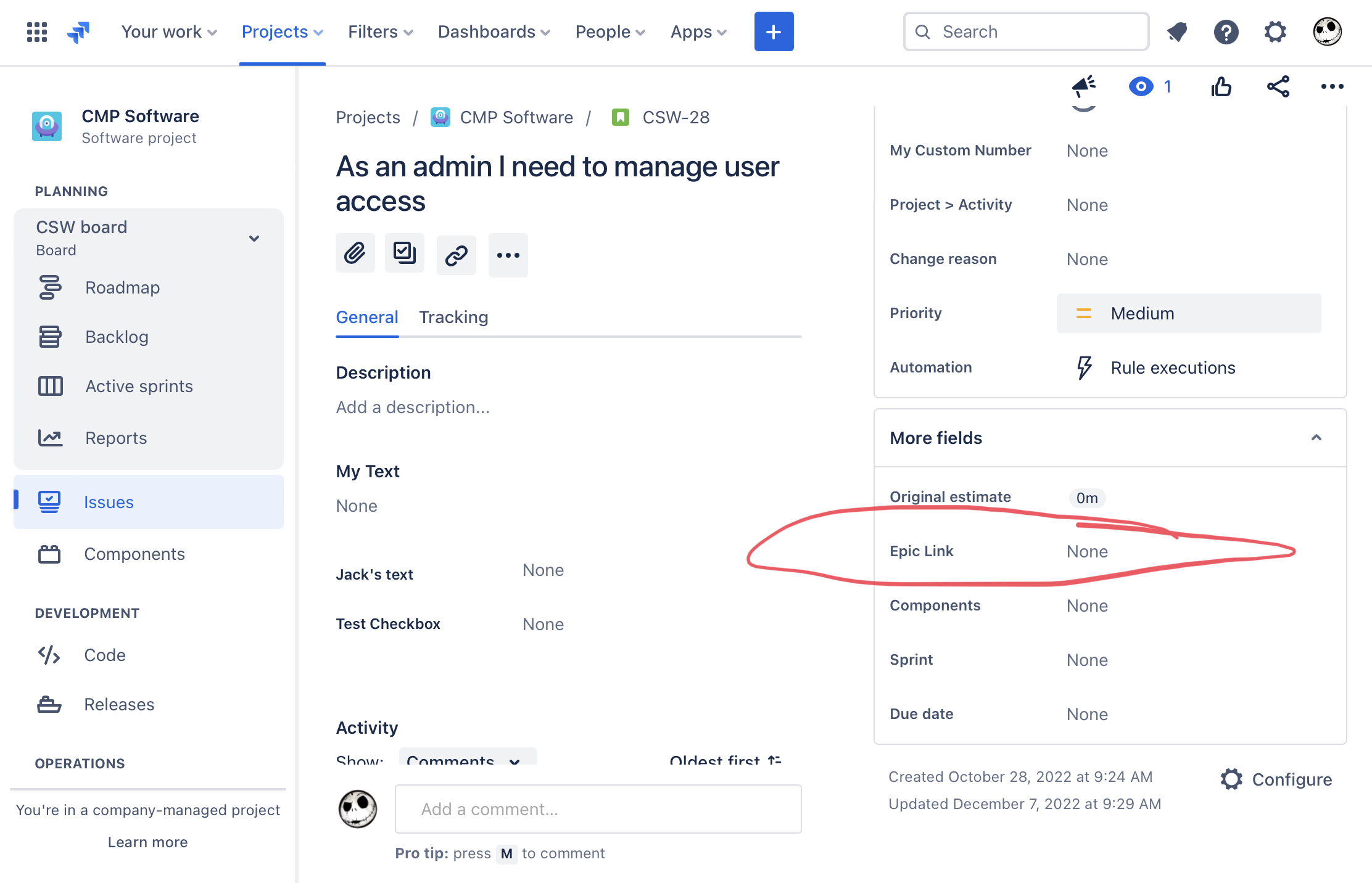 Solved: How do I move a Jira issue to a different epic, or...
