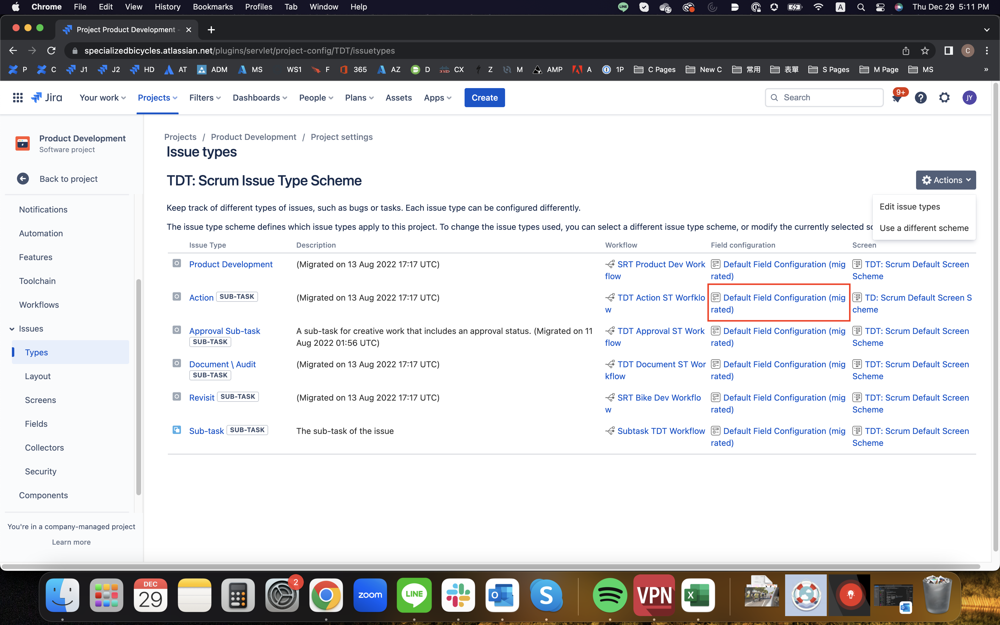 Solved: Change Field Configuration for One of Issues in a ...
