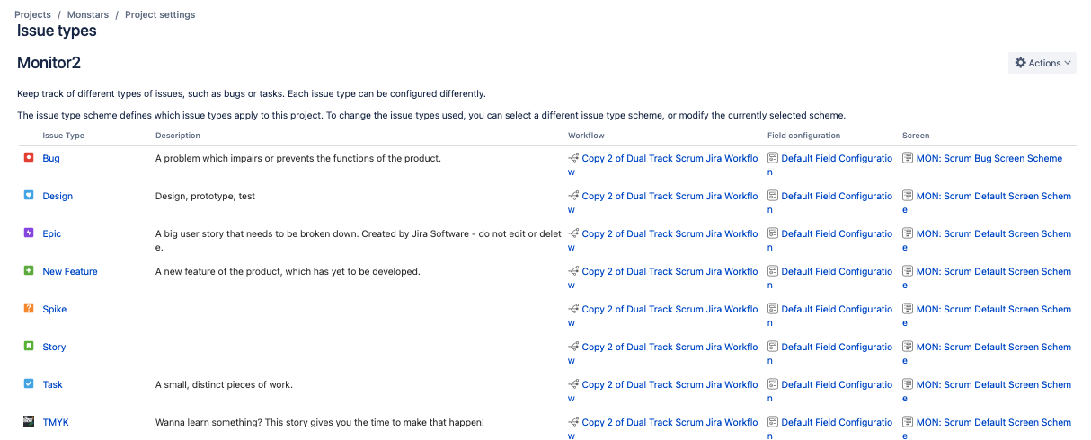 Solved: All issue types aren't showing when creating in ba...