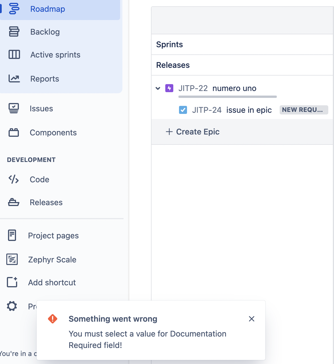 Solved: Open issue dialog when creating a task under an ep...