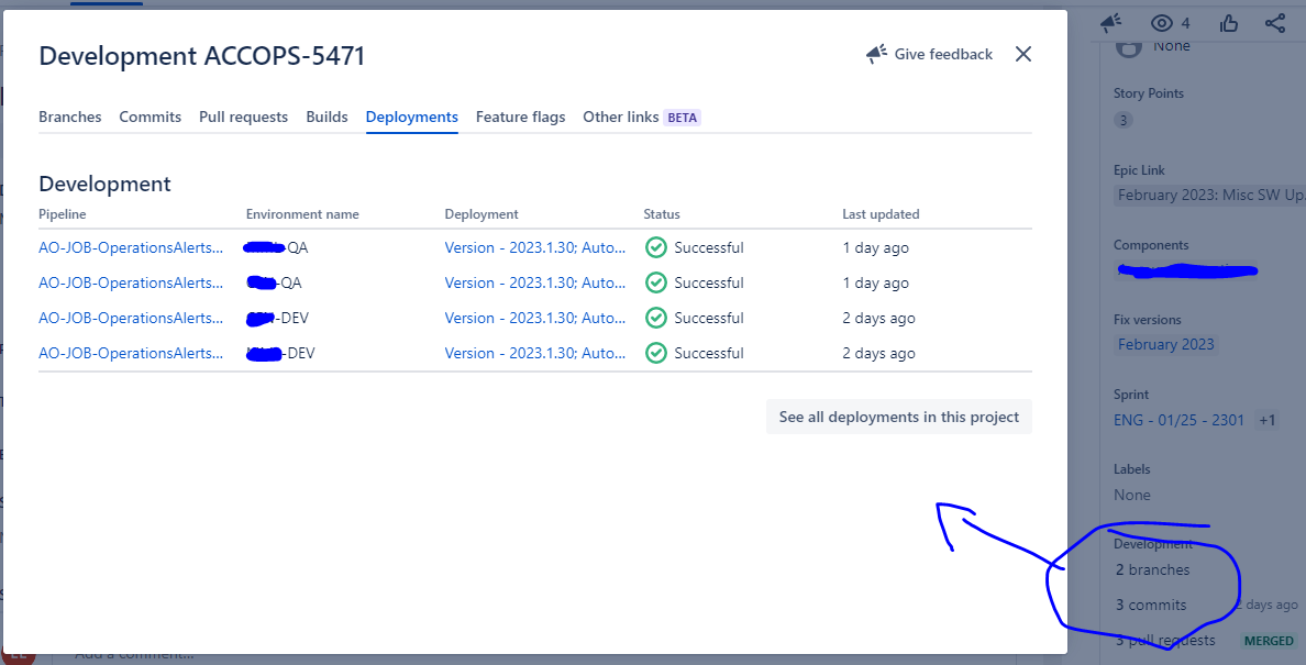 How to get Deployments info from Jira REST API