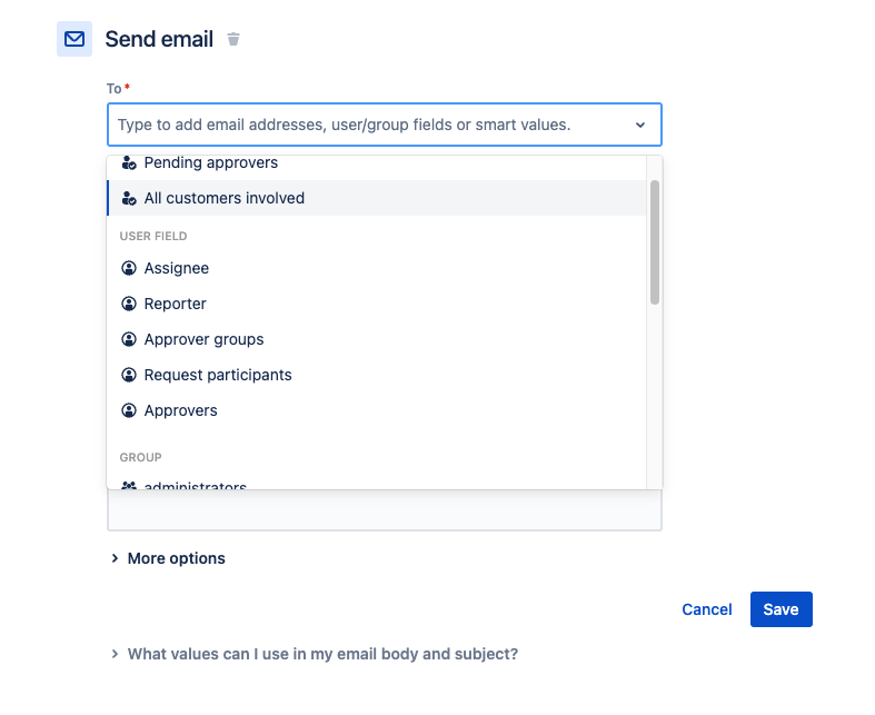 Solved: Automation to email users in a custom field