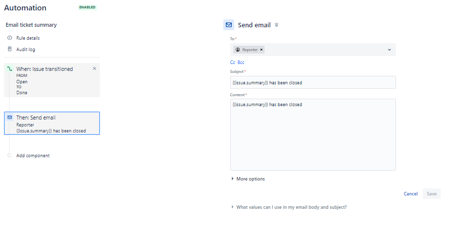 Can you use Automation to send a summary email of ...