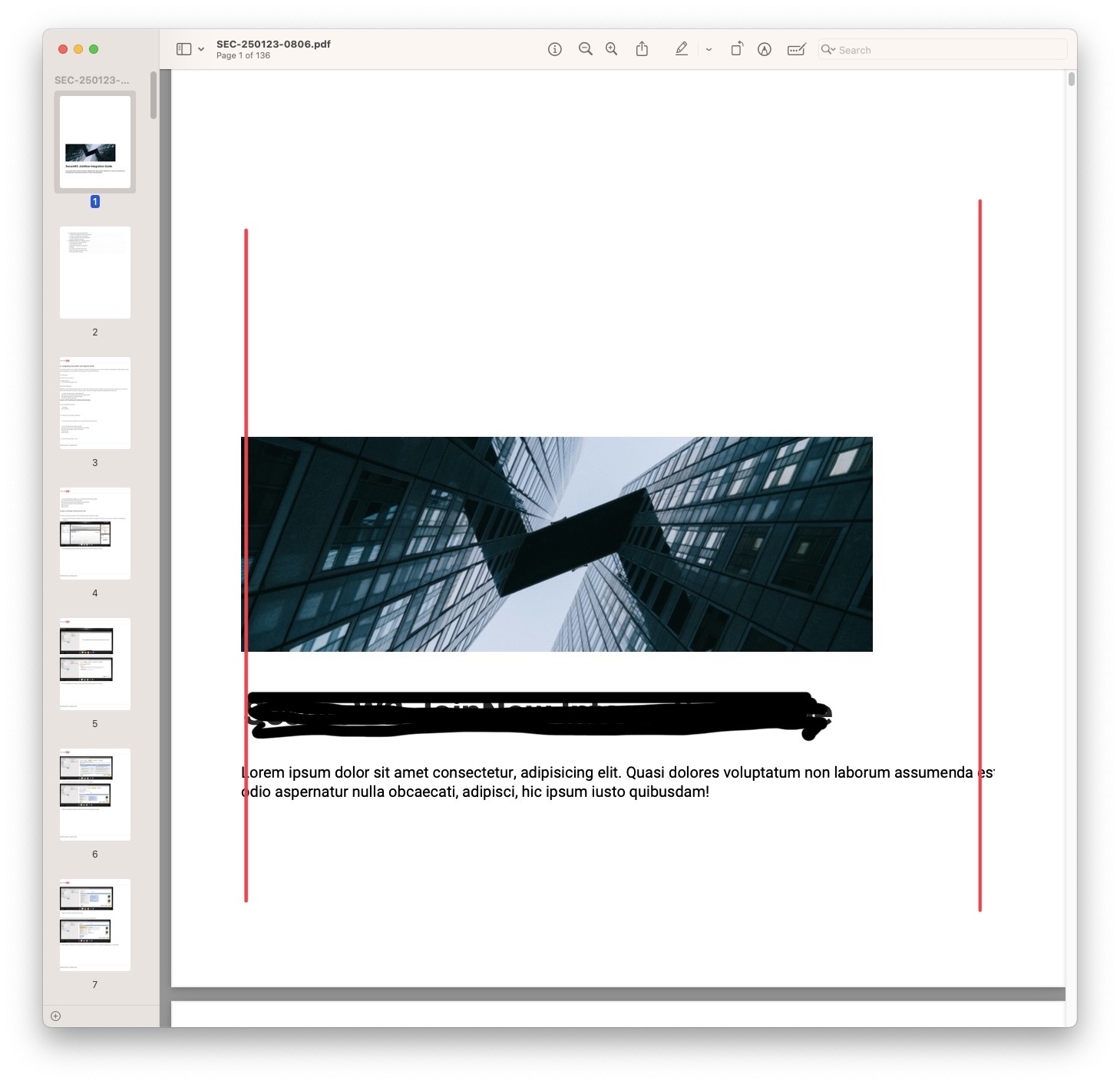 How to reset (or change) Title page bleed, padding...