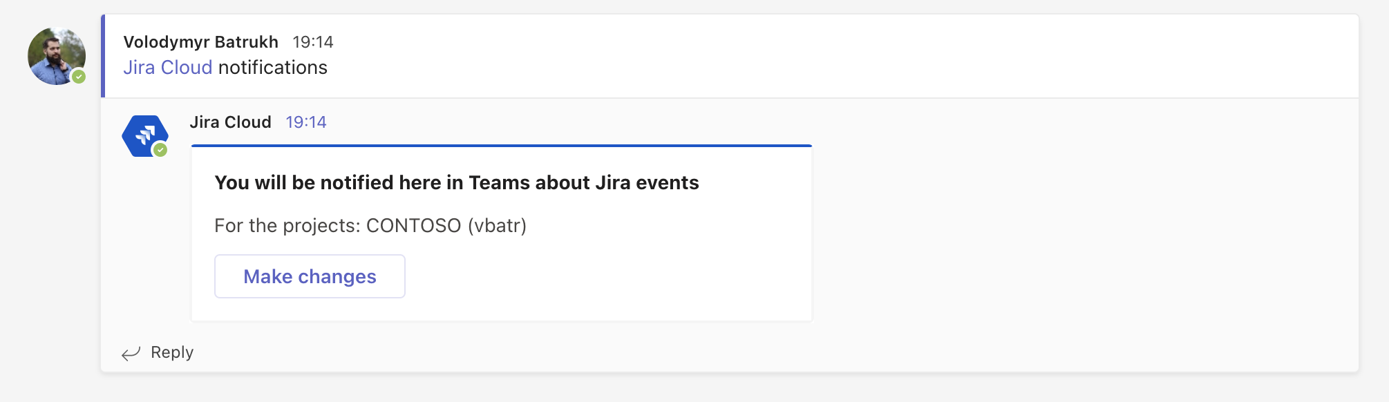 Channel notification in Microsoft Teams for Jira C... - Atlassian Community