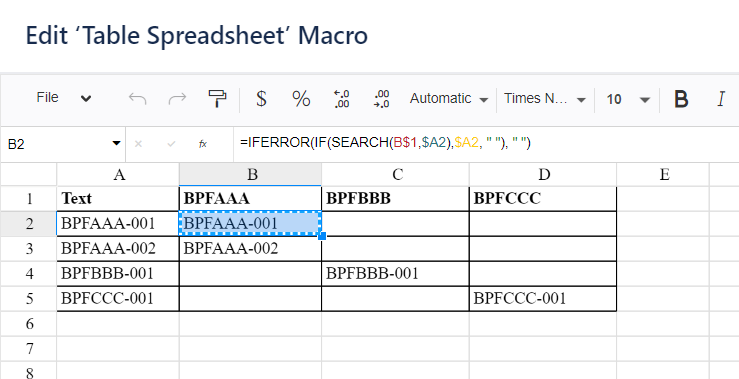 Solved Format Table Align Cell Text With Appropriate Co