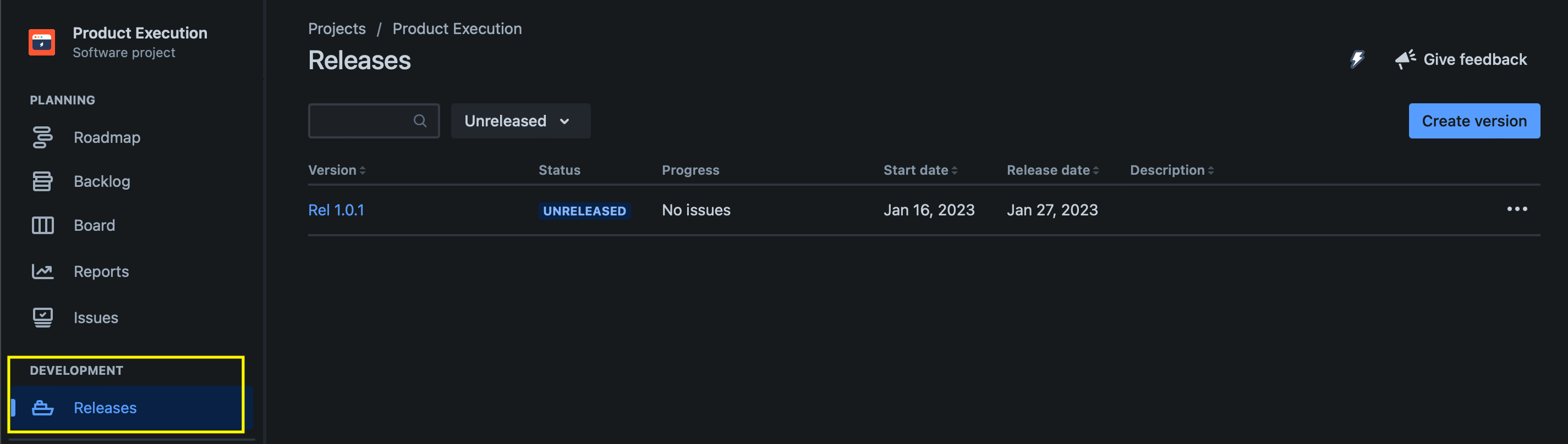 Fix version field is not enabled (not visible)