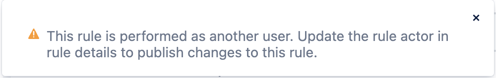 Edit rules without becoming the rule actor