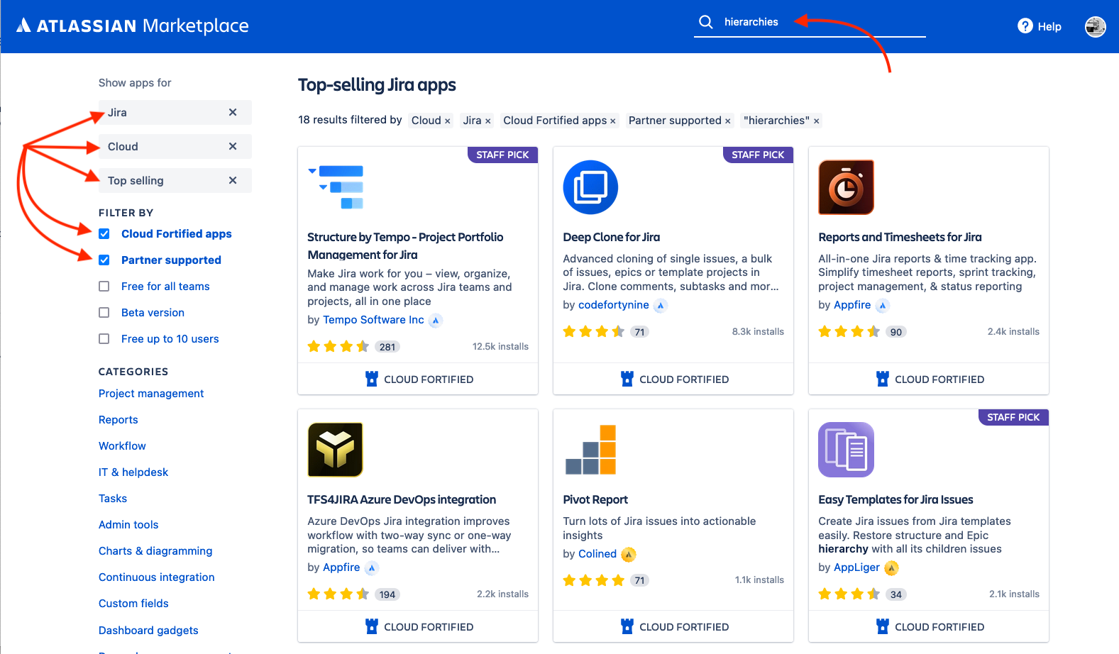 Solved: Create parents links larger than Epics (example Ep...