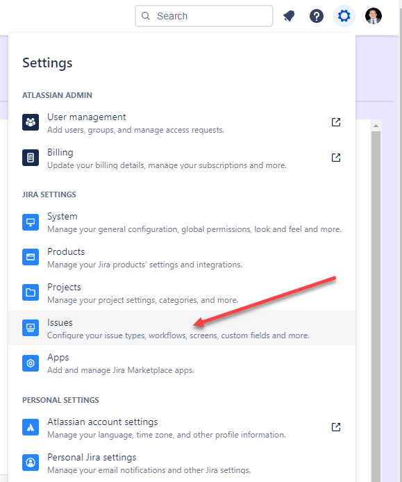 Solved: List of Issue Types