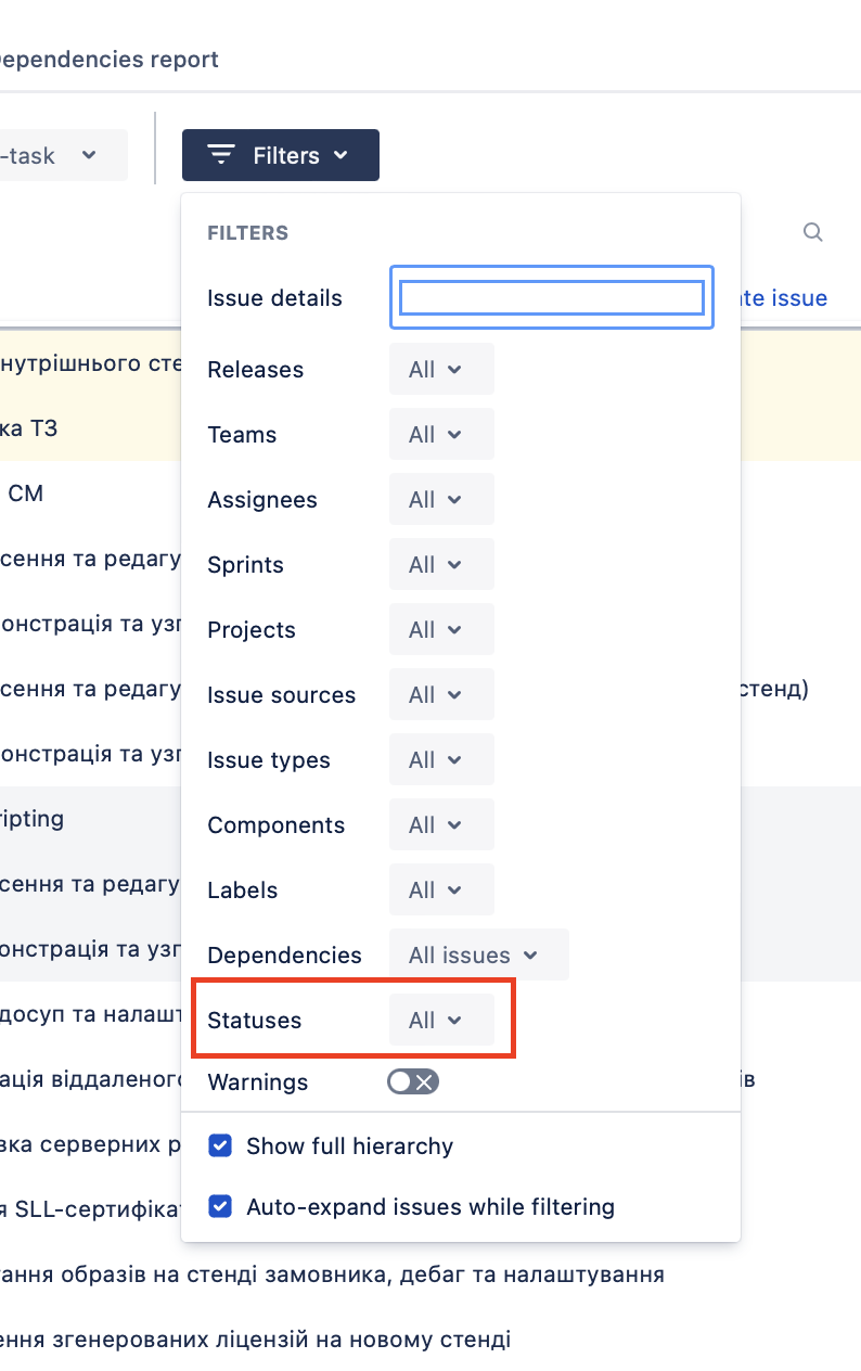 Task with status "Done" isn't visible in my Projec...
