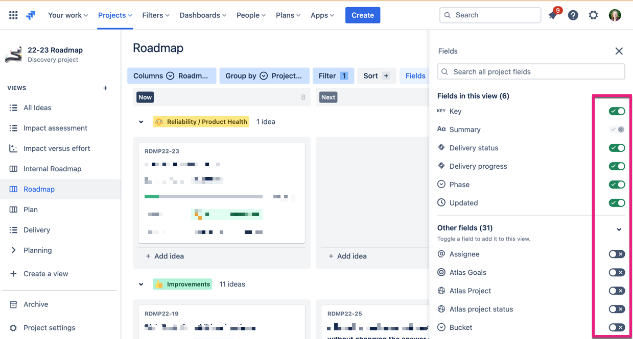 Solved: Adding Fields in Roadmap View Card Layout