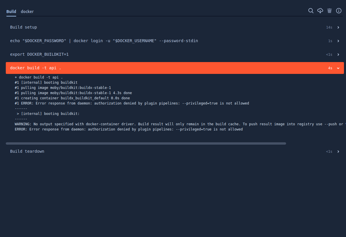 Solved Pipeline Issue Using Docker File