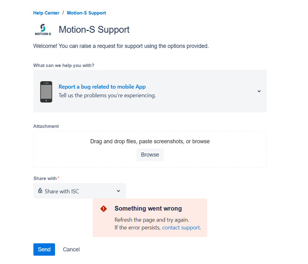 Issue with creating request type from help center