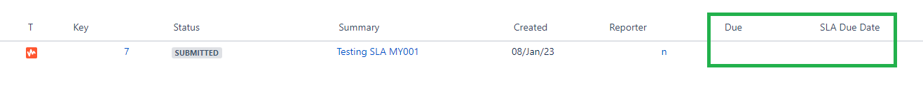 Solved Jira Queue Empty Value In Column Due Or Sla D