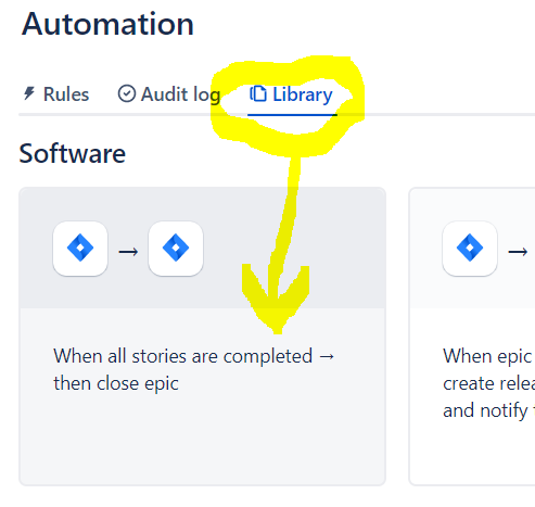 Automate the state of epic