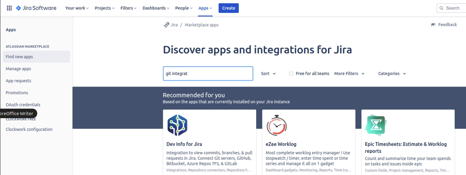 Handling the input string to find new apps for Jir...