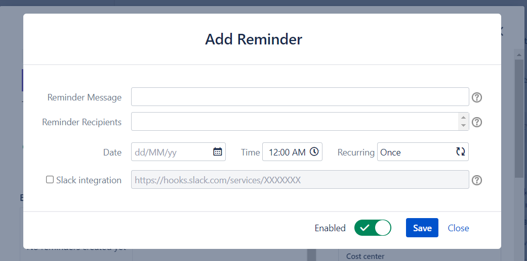 Create automatic reminder after 12 hours of assign...