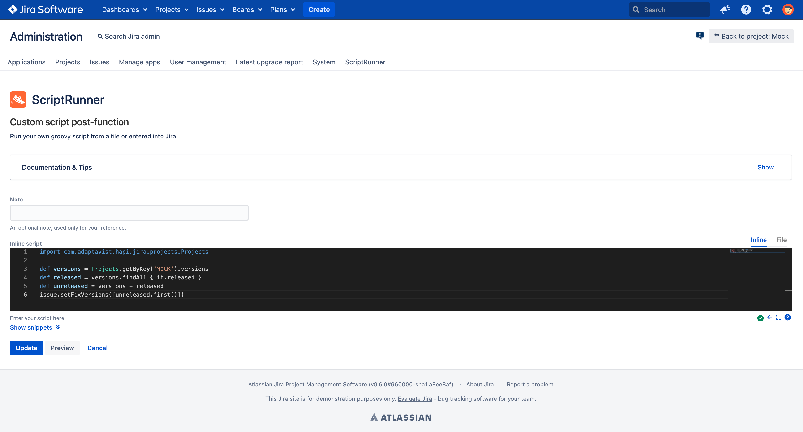 Solved: Help with updating the Fix Version field with a sp...