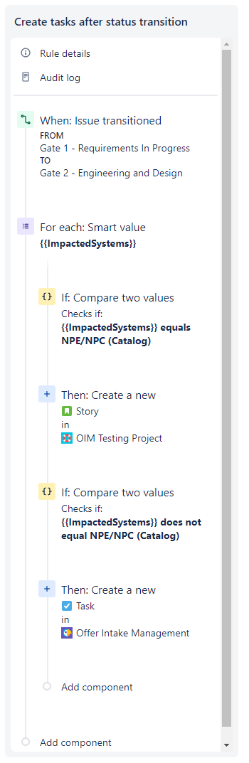 Solved: Jira Automation - "For each" loop with Multiple "i...