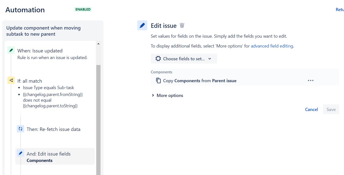 Solved: Copying the target parent's component field to a s...