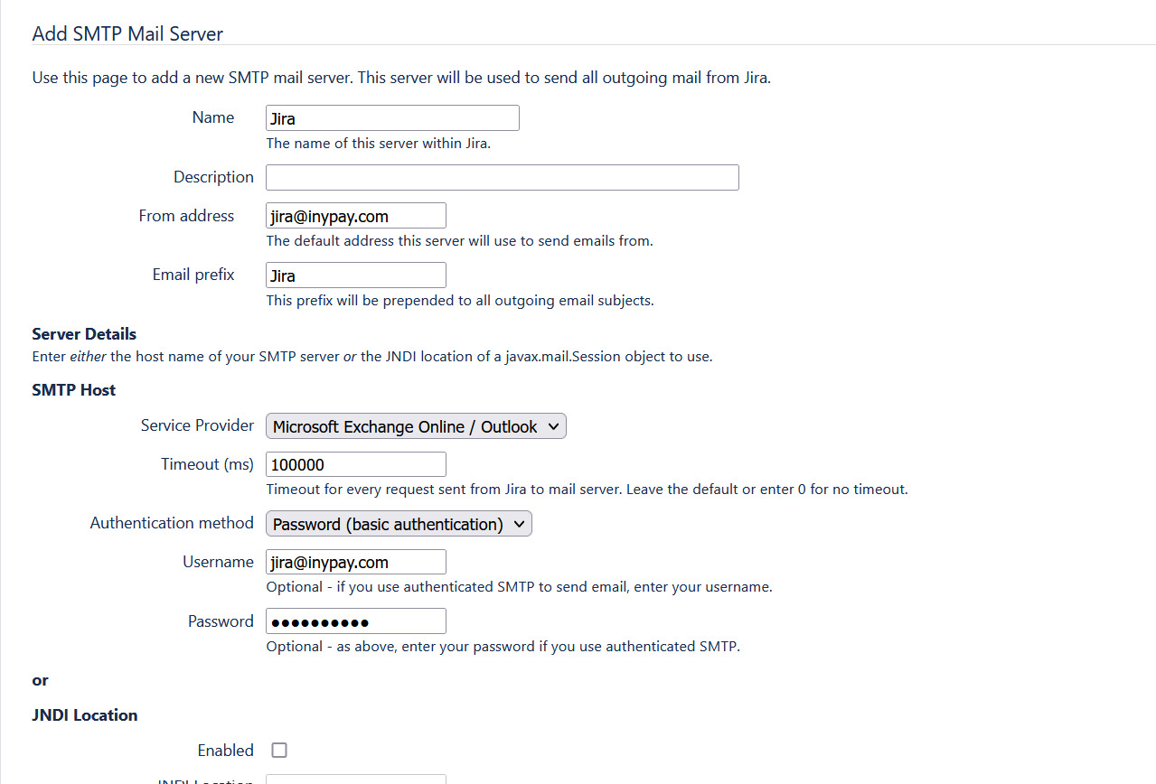 How to configure outgoing mail SMTP setting using ...