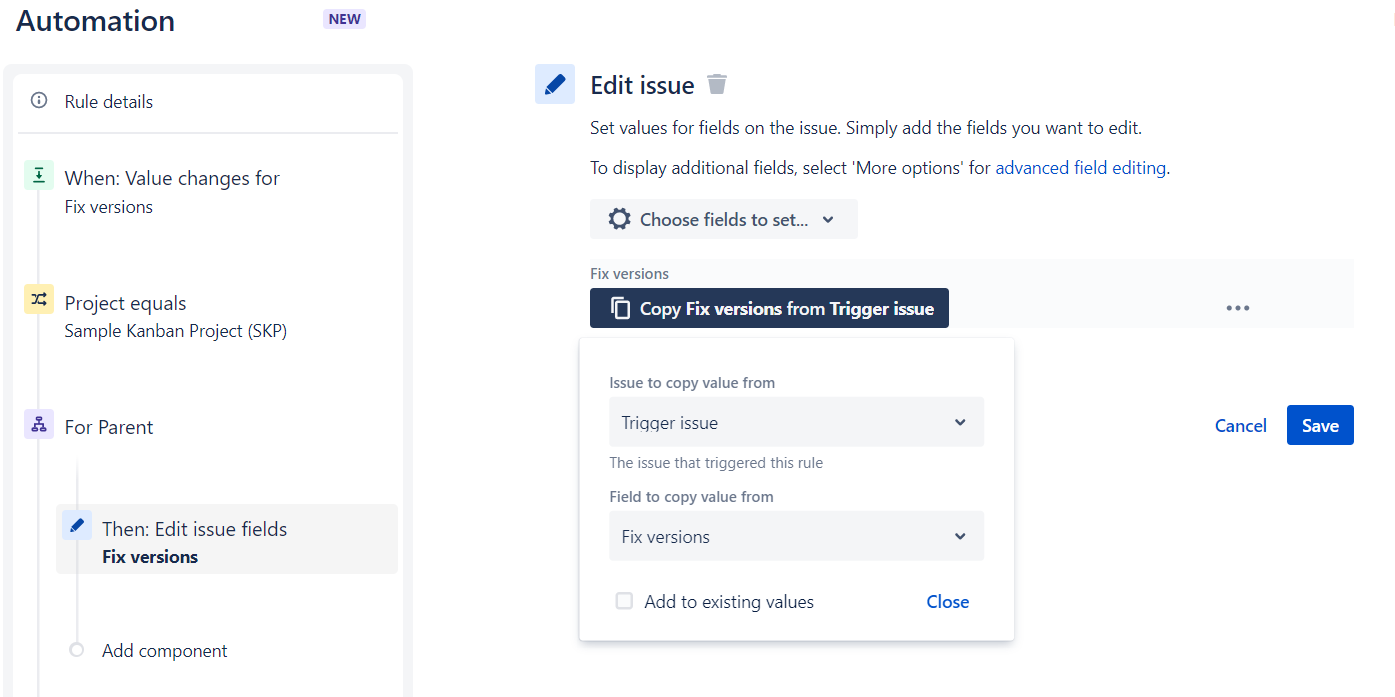 Solved: Pass value from child issue to parent issue after ...