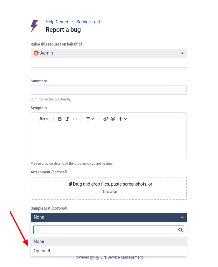 Solved: JSM display field options based on the Request Typ...