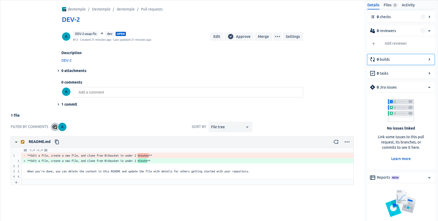 Solved After Create Or Merge Pull Request Nothing Happend