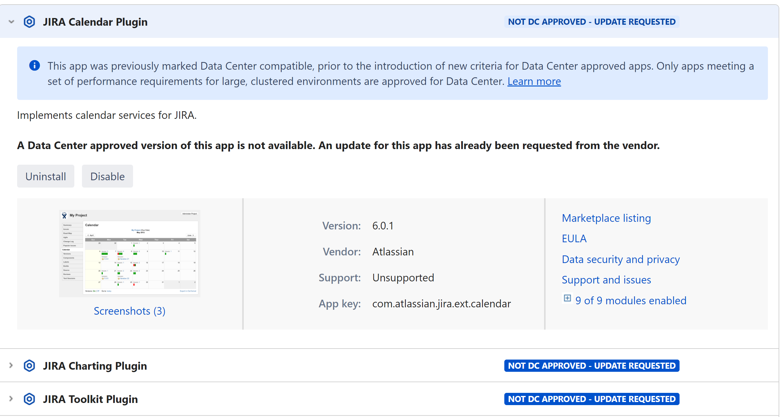 Solved: JIRA Calendar, Charting, Toolkit Plugins