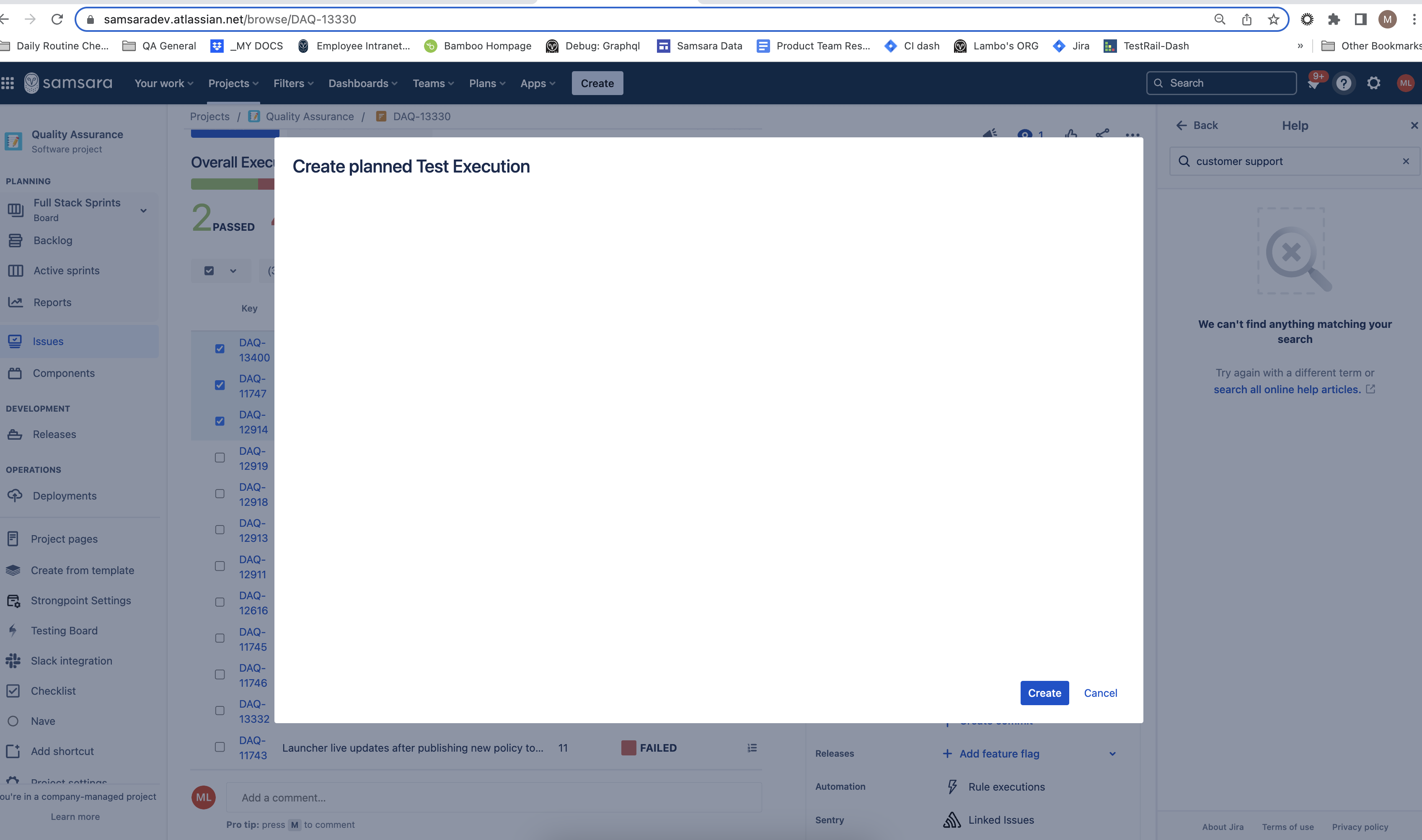 Solved: When I create a test execution from a Test plan, v...