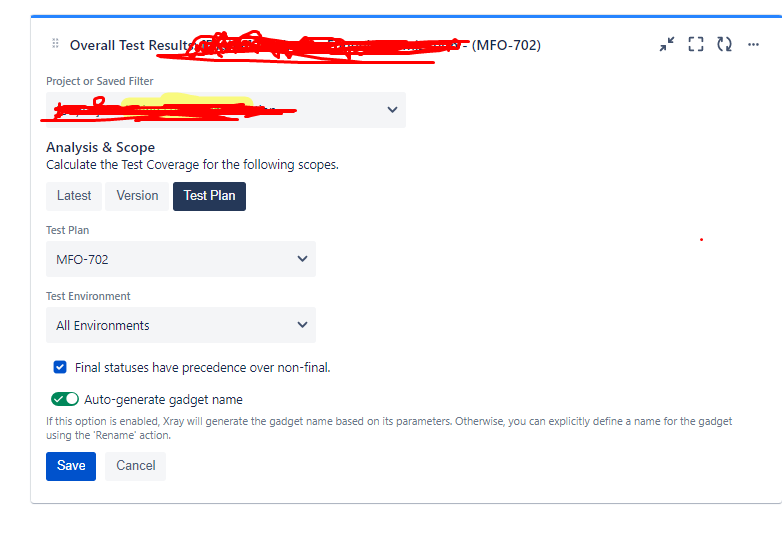 Overall Test Results Dashboard contains all the te...