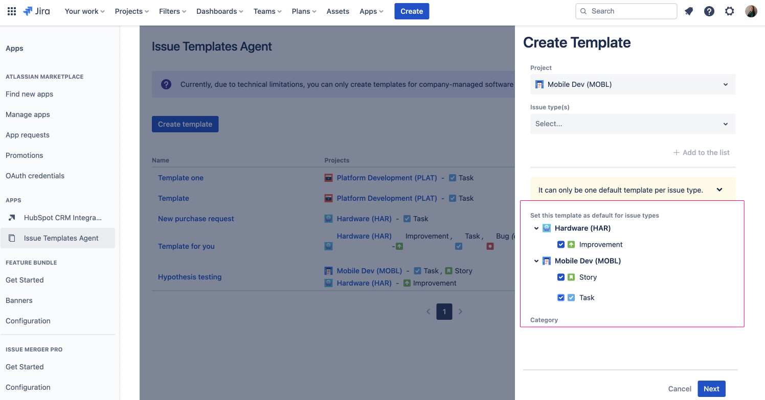 Templates for multiple projects – how to speed up ... - Atlassian Community