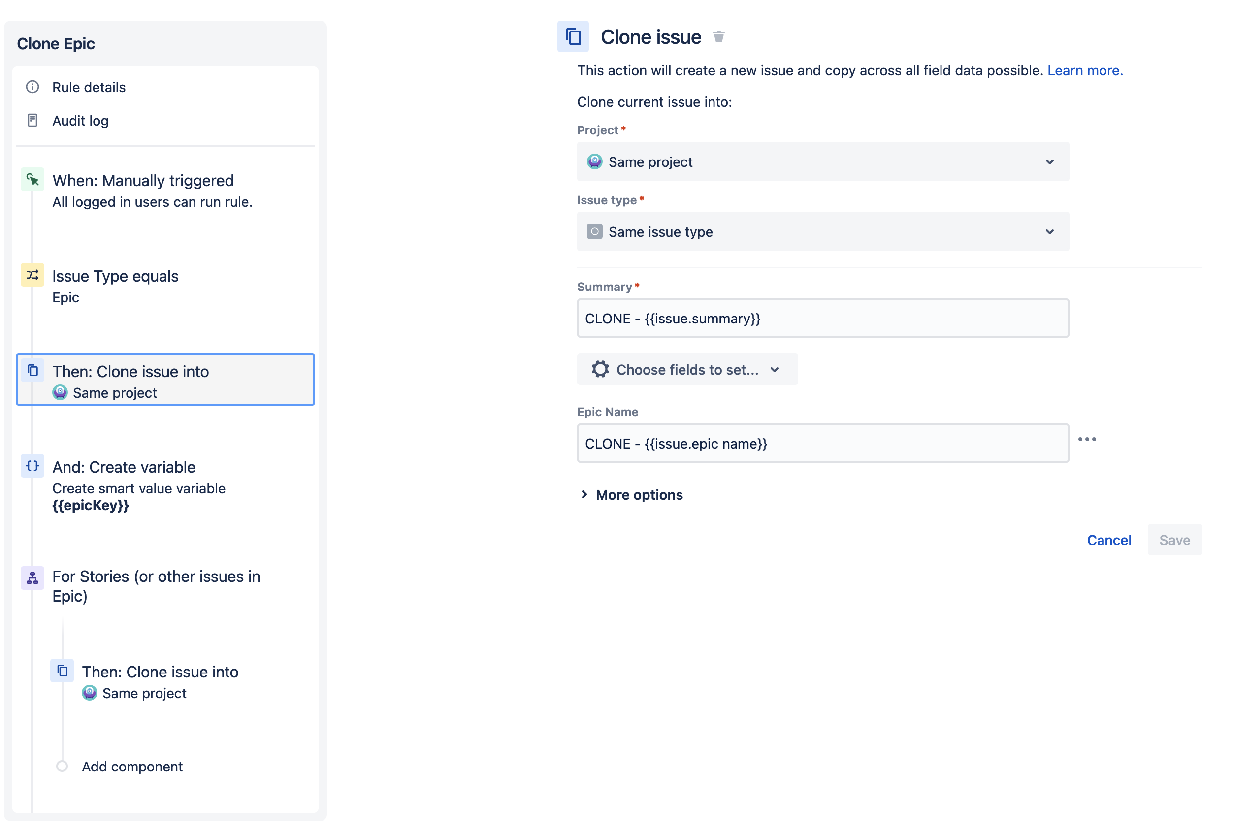 Clone Epic, Stories and Subtasks tree with Jira Au... - Atlassian Community