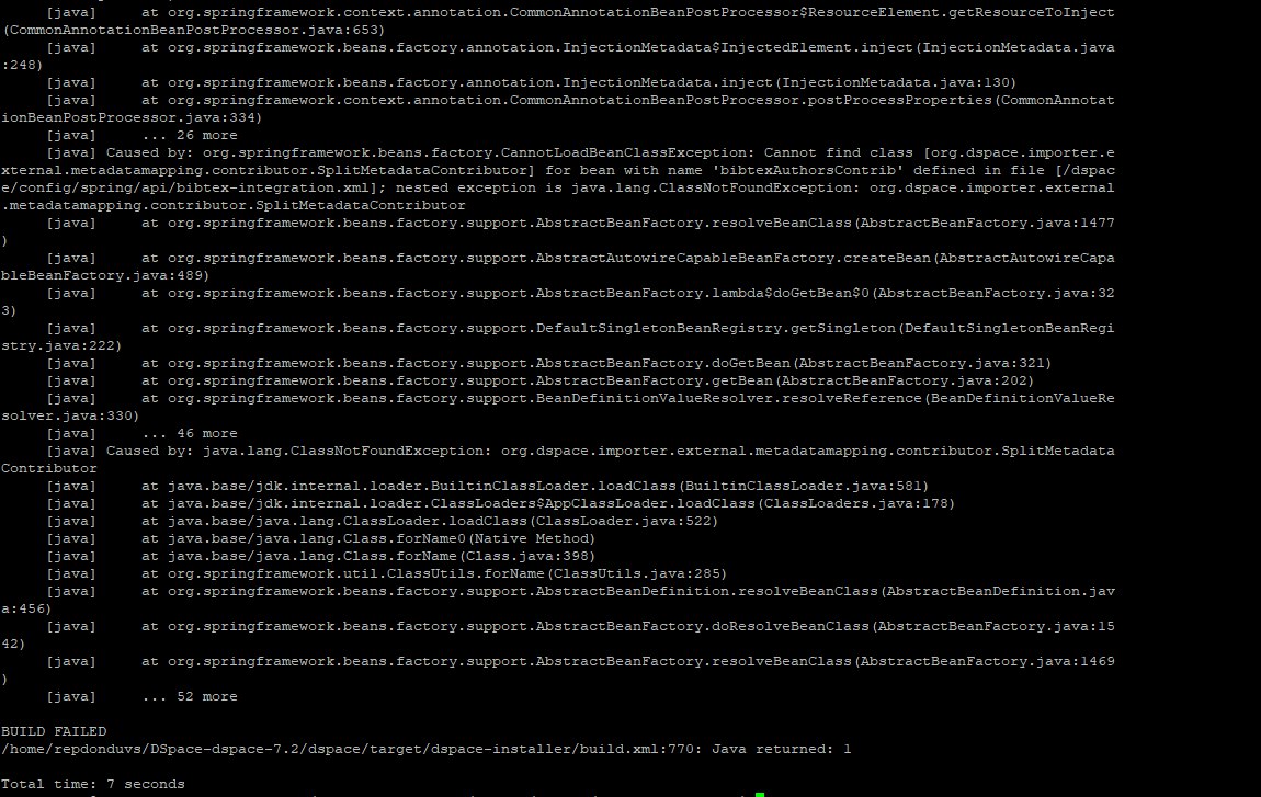 WARN Exception encountered during context initiali...